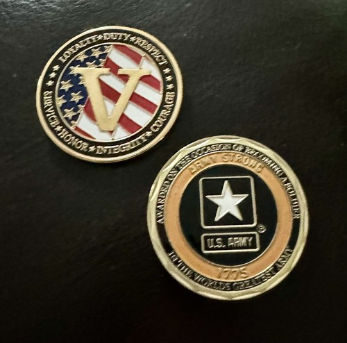 United States 🇺🇸 Army Challenge Coin Set Of 2 | eBay
