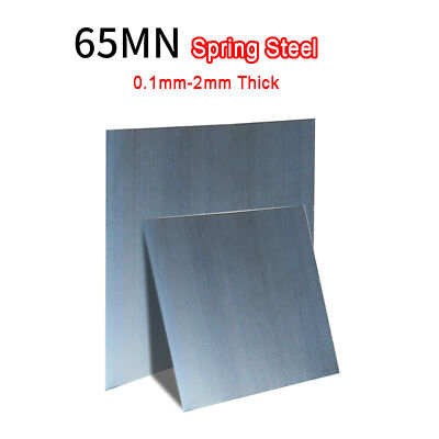 65Mn Spring Steel Sheet Spring Plate Metal Panel, 0.1mm~2mm Thick ...