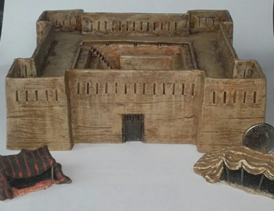 New! 10mm scale North African Fort colonial desert North Africa | eBay