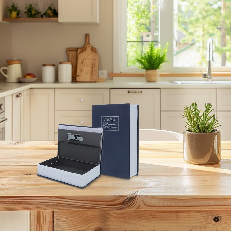 Safe Box for College Dorm Room Hidden Storage Book Lockbox False | eBay ...