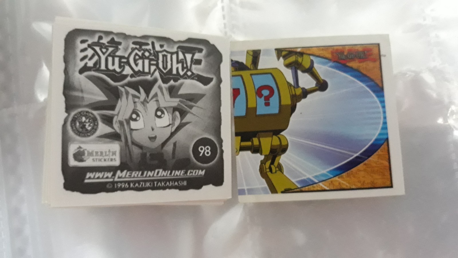 yugioh yu gi oh merlin stickers n 98 | eBay