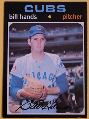 1971 Topps Bill Hands High Series SP EXMT++ #670 Cubs | eBay