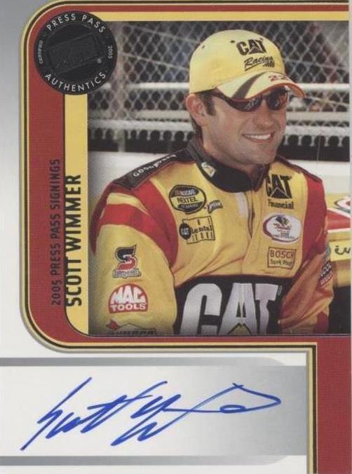2005 Press Pass - Signings Scott Wimmer (AU) for sale online | eBay