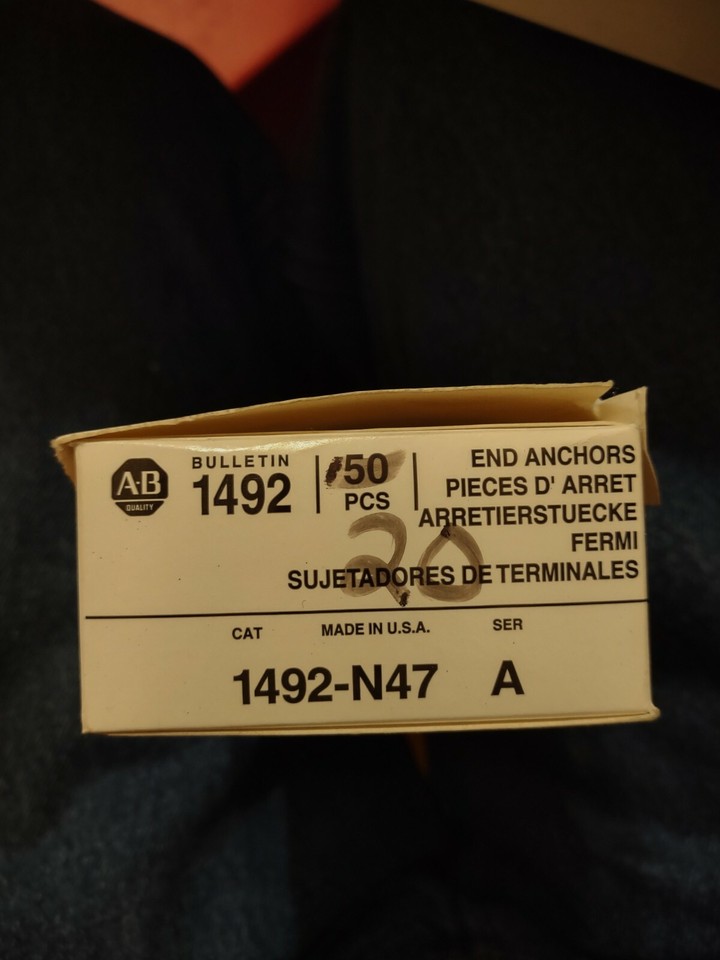 Allen Bradley 1492-N47 End Anchor 1492N47 (Pack of 13) | eBay