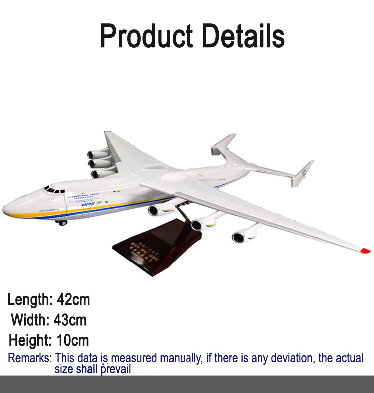 1/200 Scale An-225 Antonov Ukraine Painted Aircraft Model Strategic ...
