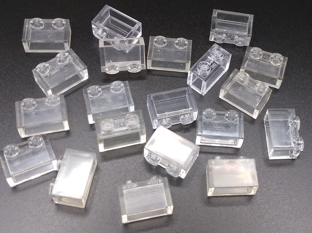 Lego Brick Clear Glass