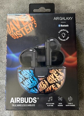 Dave & Buster's Air Galaxy Bluetooth Airbuds - New Factory Sealed | eBay