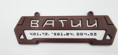 Batuu Star Wars Two-Color 3D Printed Sign - Disney World Hollywood ...