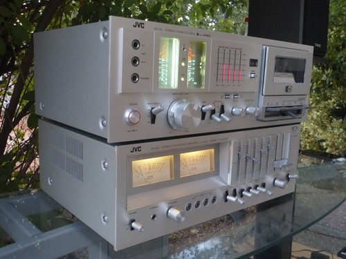 Vintage JVC JA-S44 Stereo Amplifier w SEA Equalizer + KD 65 Cassette ...