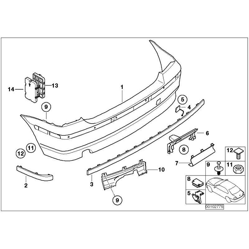 Original BMW 64226937994 - Heckentlüftung 1er 3er X1 | eBay.de
