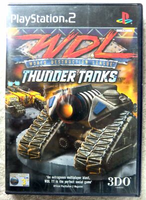 43324 World Destruction League Thunder Tanks - Sony PS2 Playstation 2 ...