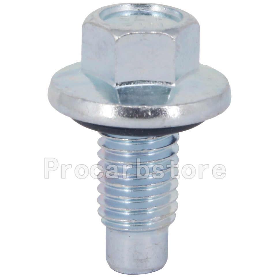 5x New Oil Pan Drain Plug Bolt W/O-Ring For GM Chevrolet Buick Cadillac ...