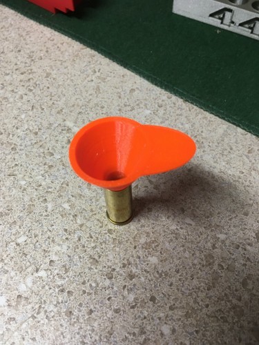 3D Printed Reloading Powder Funnel for Casings Brass 9mm 45 40 44 38 ...