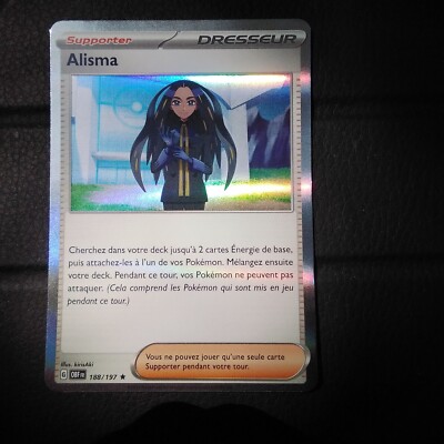 Carte Pokémon Alisma 188/197 holo EV3 Flammes Obsidiennes fr neuve | eBay