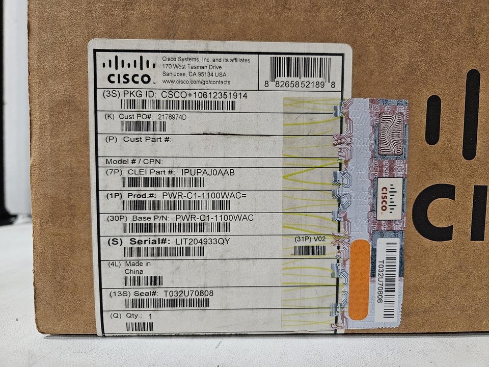 New Cisco PWR-C1-1100WAC Catalyst 3850 Series Switch Power Supply | eBay