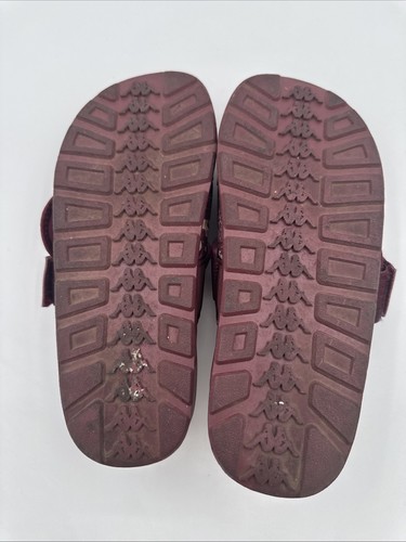 Kappa Authentic Nuuk Size 9-10 Slides Sandals Unisex Burgundy | eBay