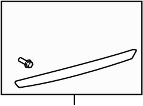 76801-52261 Toyota Garnish sub-assy, back door, outside 7680152261, New ...