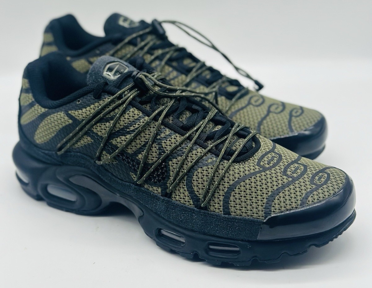 NEW Nike Air Max Plus Utility Olive Black FJ4232-200 Men's NEW Nike Air Max Plus Utility Olive Black FJ4232-200 Men's
