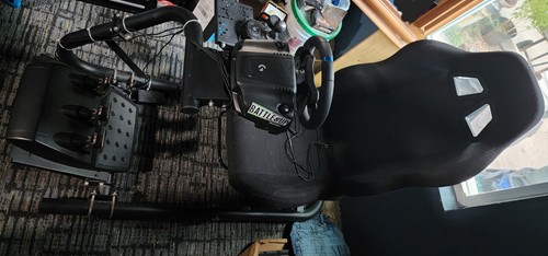 Full Racing Cockpit Simulator Setup Logitech G923 + Shifter Xbox One ...