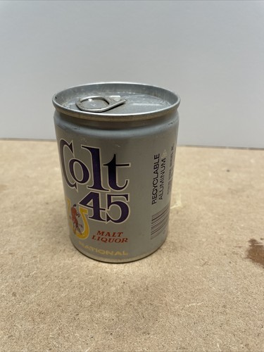 COLT 45 MALT LIQUOR 8 OUNCE PULL TAB BEER CAN NATIONAL BALTIMORE ...