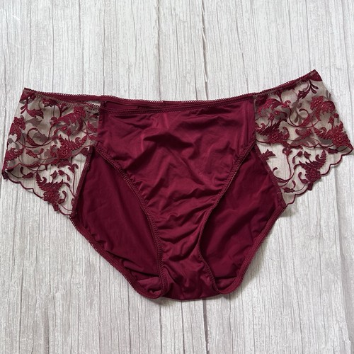 Wacoal Sz L Dramatic Interlude Embroidered Bikini Panty Underwear ...