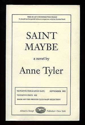 Anne TYLER / Saint Maybe Uncorrected Proof 1st 1991 | eBay