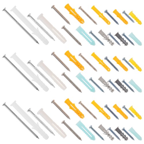Screw Plug Set Expansion Screws Plugs Self Tapping Assortment Wallboard ...