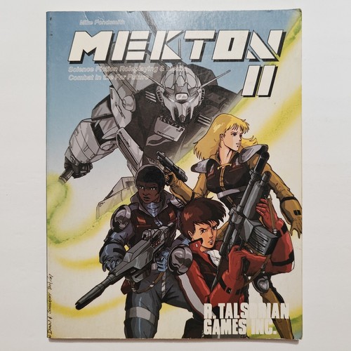 Mekton II - RPG Game Book - Mecha Sci-Fi - (1987, Paperback) Talsorian ...
