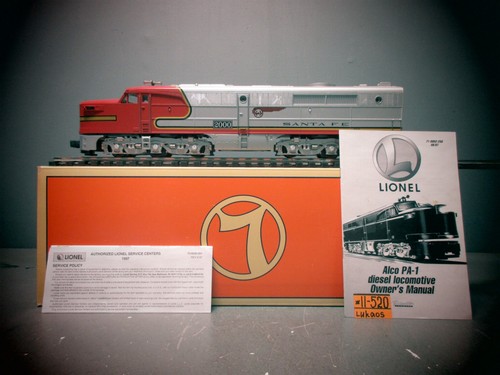 Lionel 6-18952 2000 ATSF Railway Alco PA-1 Locomotive DUAL MOTORS O.B ...
