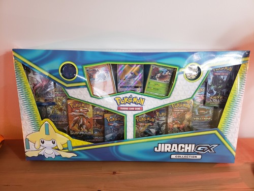 Pokemon TCG Jirachi GX Collection Box Sealed 10 Booster Packs ...