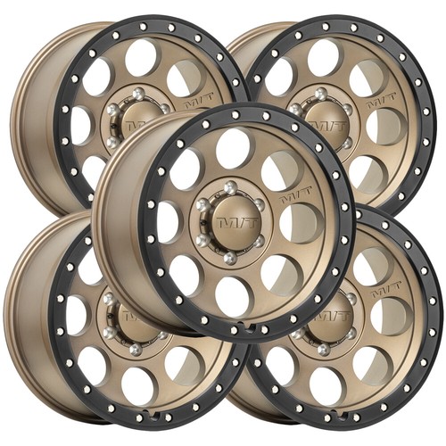 (Set of 5) Mickey Thompson Classic Pro 20x9 5x5" +0mm Bronze Wheels ...