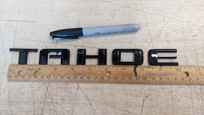 CHEVROLET TAHOE 2020-2022 Tailgate Letters Emblems Gloss Black 84910058 ...