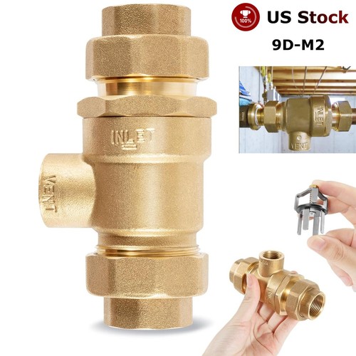 9D-M2 Backflow Preventer Dual Check Valve with Intermediate Atmospheric ...