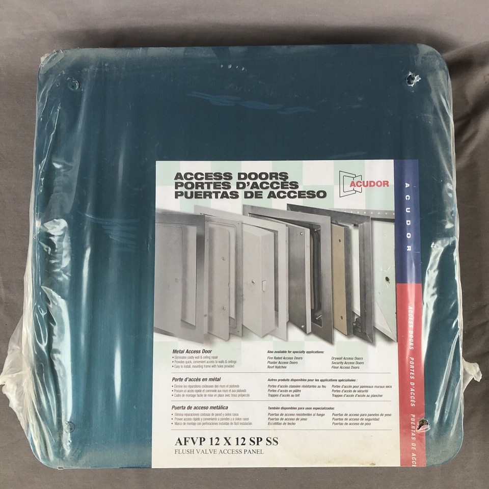 AFVP Acudor 12" x 12" Valve Access Panel Flush Access Door Stainless ...