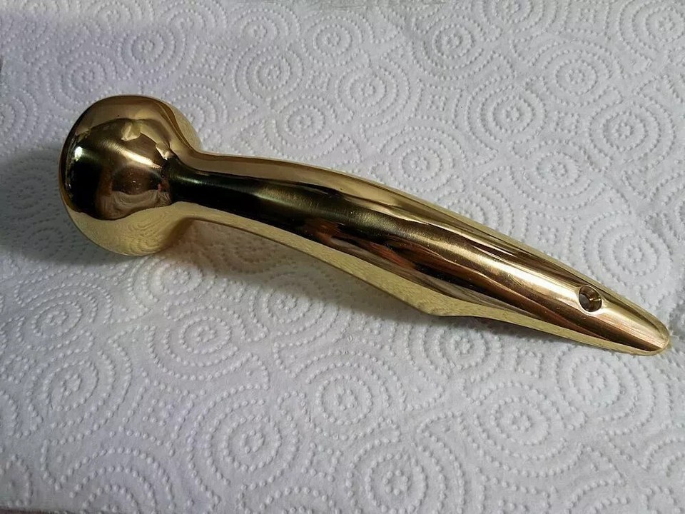 SOLID BRASS 2" dia Horse HAMES KNOBS 7 1/2" long Walking Sticks, Cane ...