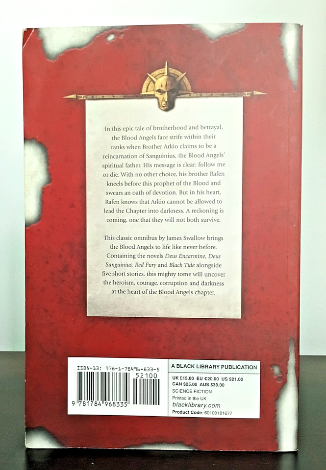 Warhammer 40K - Blood Angels The Complete Rafen Omnibus by James ...