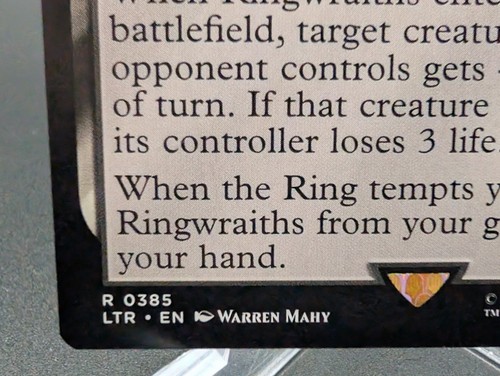 Ringwraiths (Extended Art) Universes Beyond: the Lord of the Rings ...