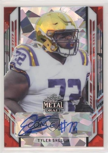 2021 Leaf Metal Draft Portrait Auto Red Crystals /3 Tyler Shelvin #PA ...