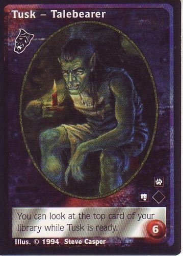 Tusk, The Talebearer x4 VTES JYHAD LP to NM | eBay