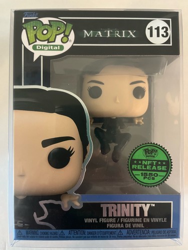 Funko Pop! Digital! Trinity - The Matrix #113 1550 PCS W/PROTECTOR ...