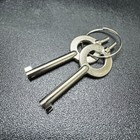 2 Pack Universal Aluminum Standard Handcuff Keys For Law Enforcement ...