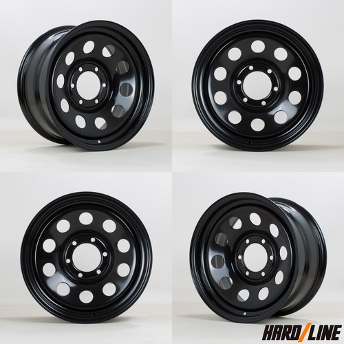 Hardline 17" x 8" 6x139.7 ET8 Modular Steel wheels fits Mitsubishi L200 ...