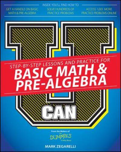 U Can: Basic Math and Pre-Algebra For Dummies - Paperback - GOOD ...