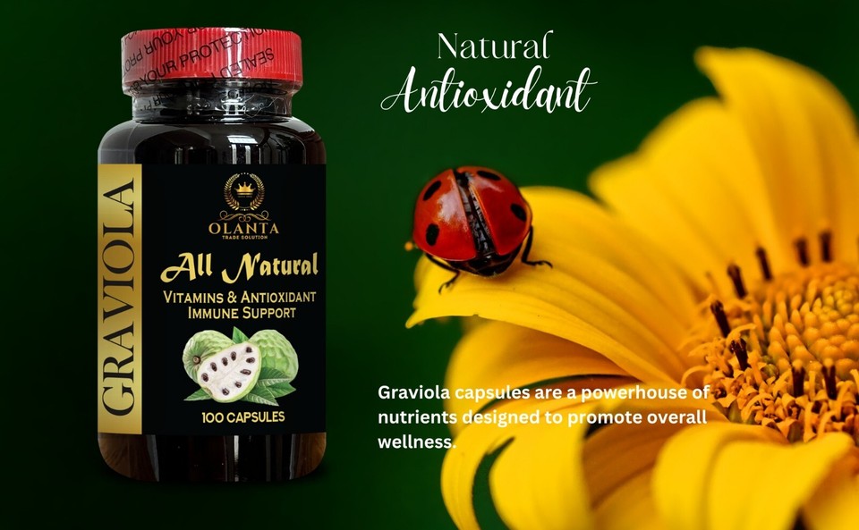 Graviola Extract Capsules with Antioxidant Support for Daily Wellness ...
