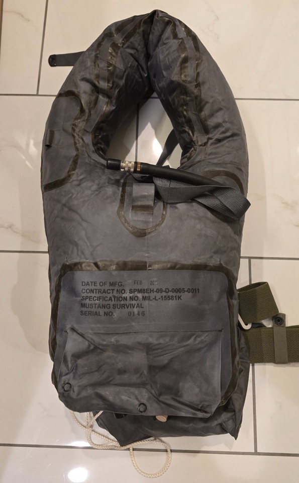 Mustang Survival MIL-L-15581K Life Preserver Gray Adult. special forces ...