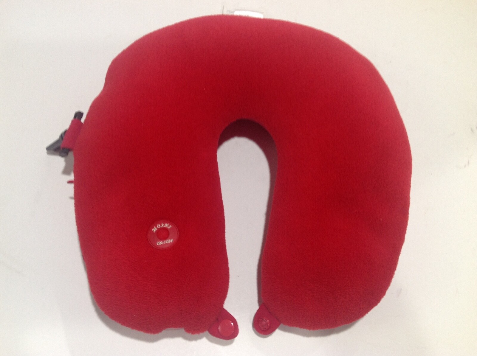 Moshi Travel Pillow Neck Support with Light uses 2 AA Red Micro Bead ...