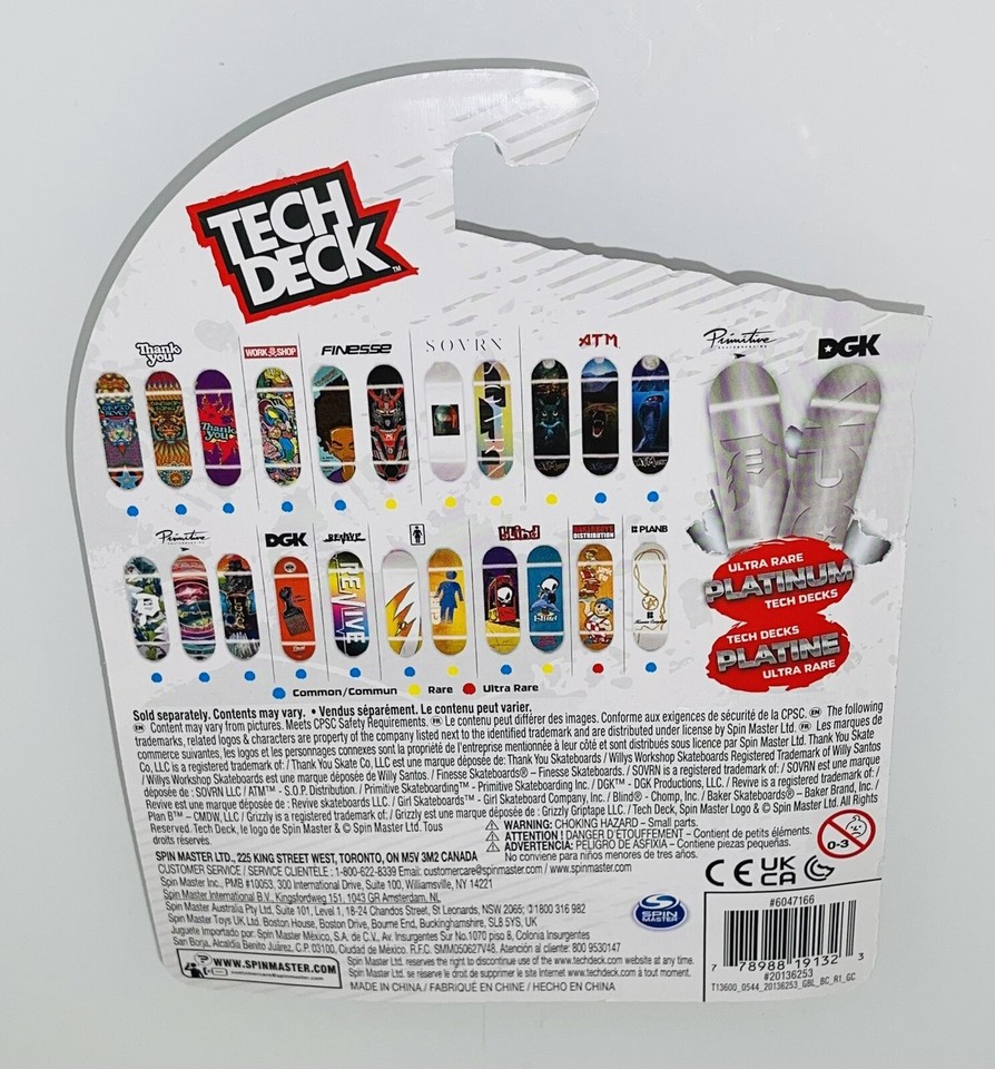 TECH DECK PLATINUM SERIES DGK FINGERBOARD ULTRA RARE !!! | eBay