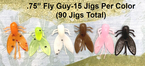 Mini Multi-Packs-90-120 Jigs Per Set-Soft Plastic Ice Fishing Panfish ...
