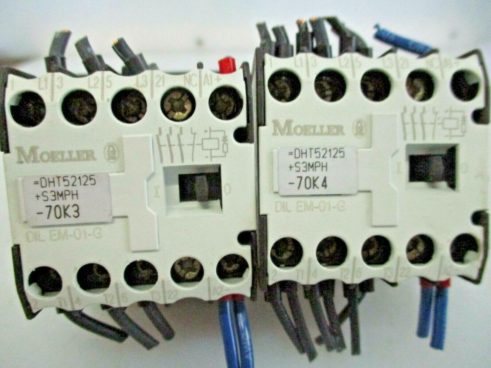 MOELLER CONTACTOR SET OF TWO DIL EM-01-G | eBay