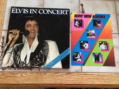 ELVIS PRESLEY~Elvis In Concert~2~LPS~RCA~BLUE~LABELS~STEREO~INSERT~NM ...